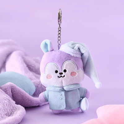 BT21_24 NB_MA_PAJAMA_Plush Keyring – ALAND USA