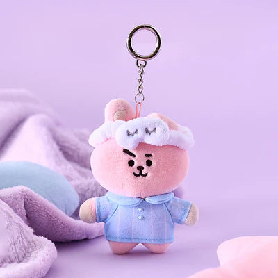BT21_24 NB_CK_PAJAMA_Plush Keyring – ALAND USA