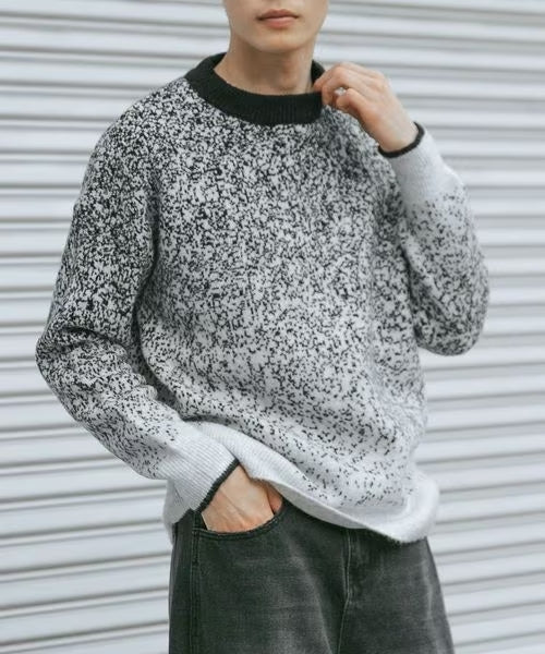 MEN'S POLKA DOT POINT SWEATER – ALAND USA