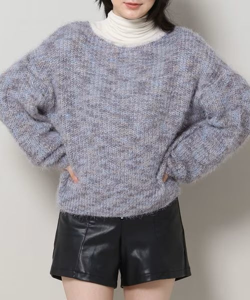 MIXED COLOR KNIT TOP – ALAND USA