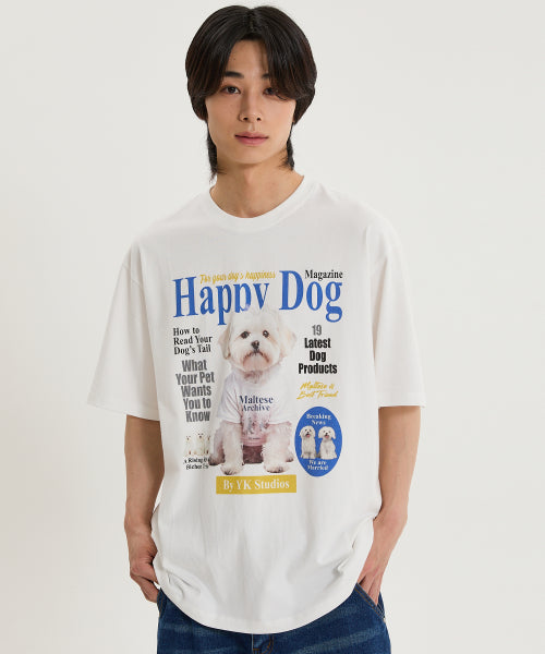 MALTESE MAGAZINE HALF SLEEVE T-SHIRT – ALAND USA
